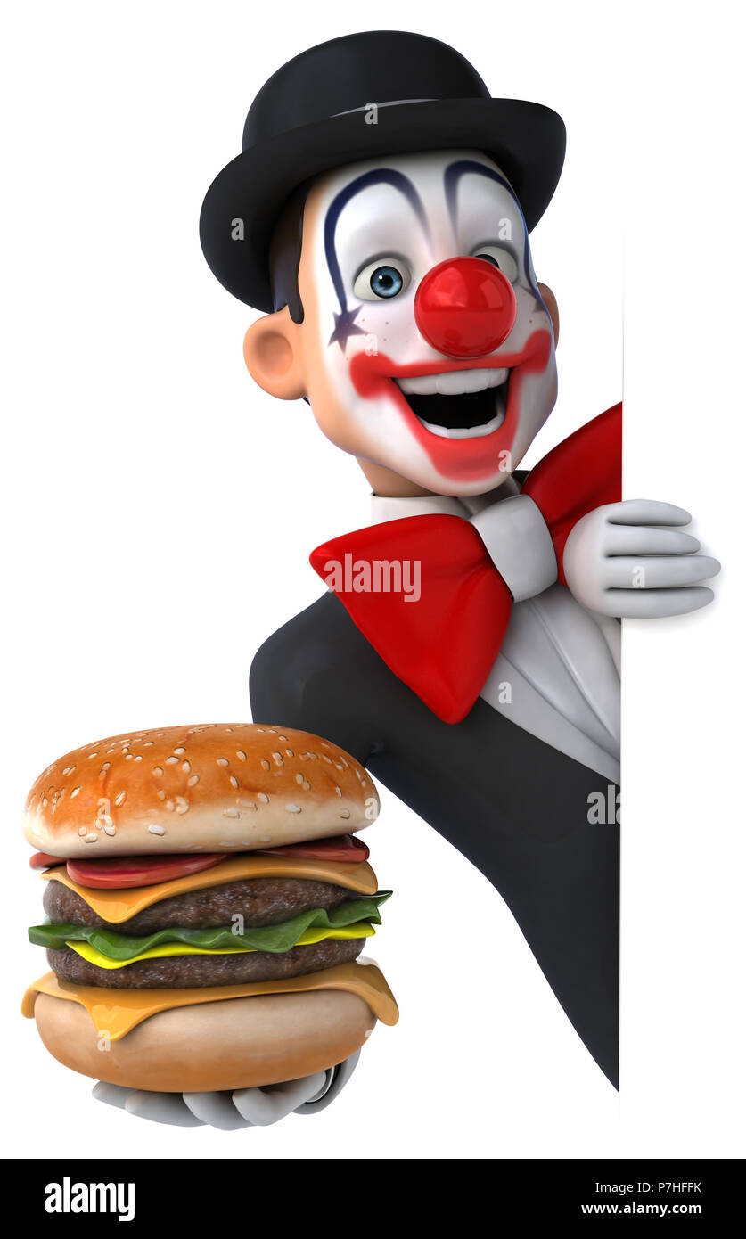 Hamburger happy clown hi-res stock photography and images - Alamy