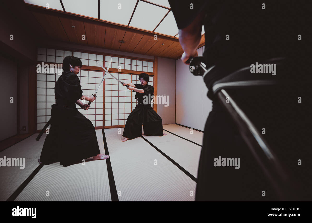 Samurai training kyoto hi-res stock photography and images - Alamy