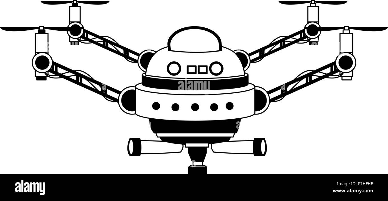 RC drone isolated vector illustration graphic design Stock Vector Image ...