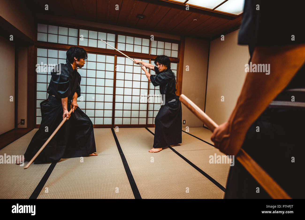 Samurai training kyoto hi-res stock photography and images - Alamy