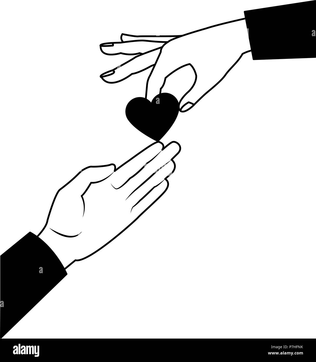 Passing each other Stock Vector Images - Alamy