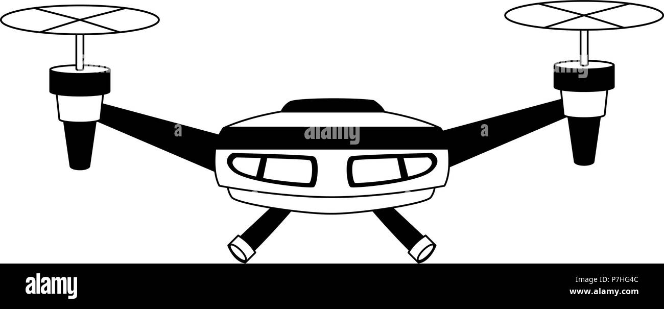 RC drone isolated vector illustration graphic design Stock Vector Image ...