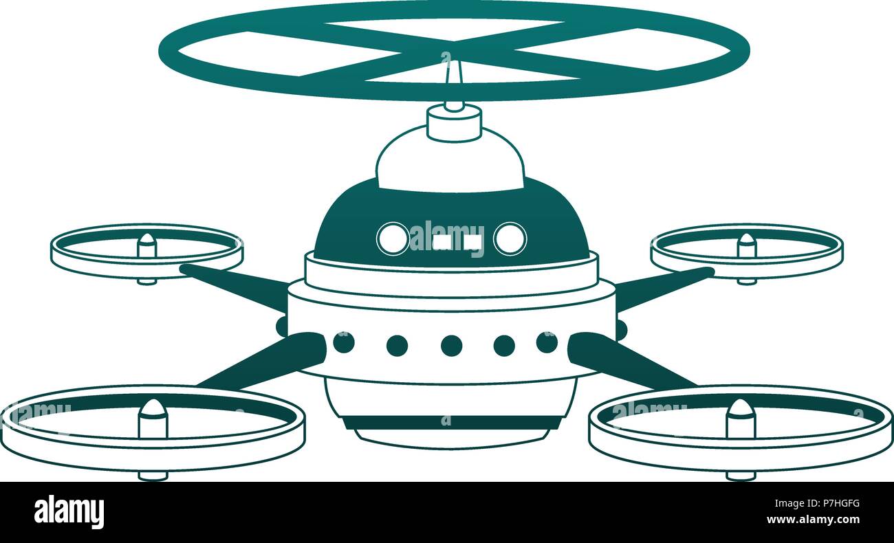 RC drone isolated vector illustration graphic design Stock Vector Image ...