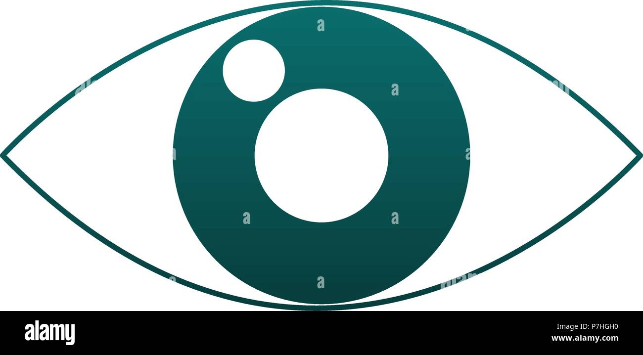 Human eye symbol vector illustration graphic design Stock Vector Image ...