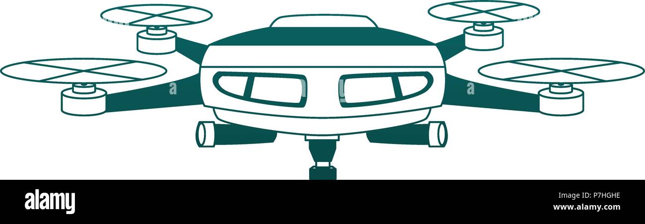 RC drone isolated vector illustration graphic design Stock Vector Image ...