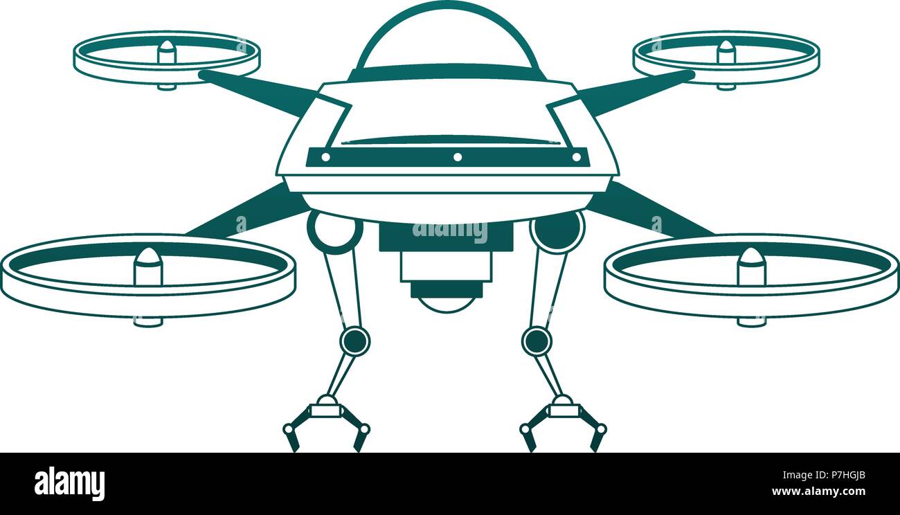 RC drone isolated vector illustration graphic design Stock Vector Image ...