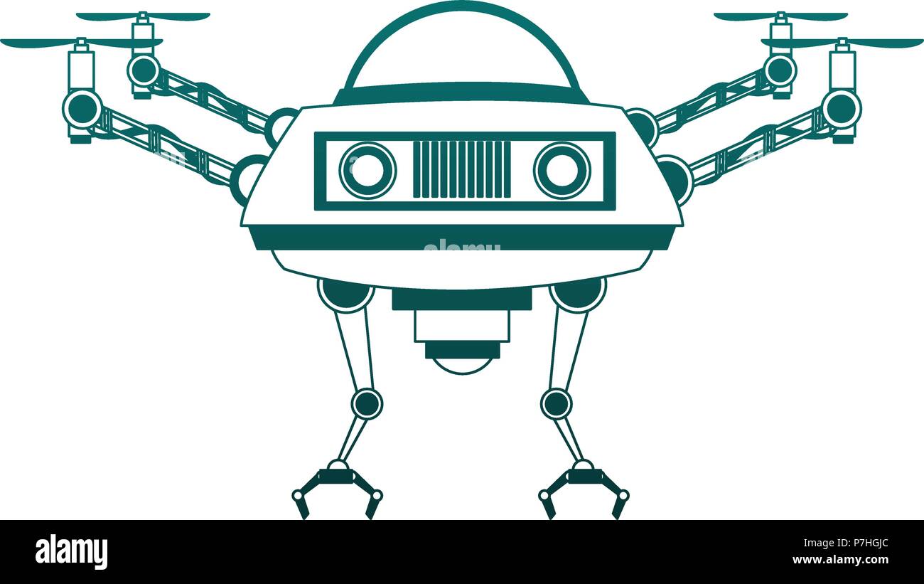 RC drone isolated vector illustration graphic design Stock Vector Image ...
