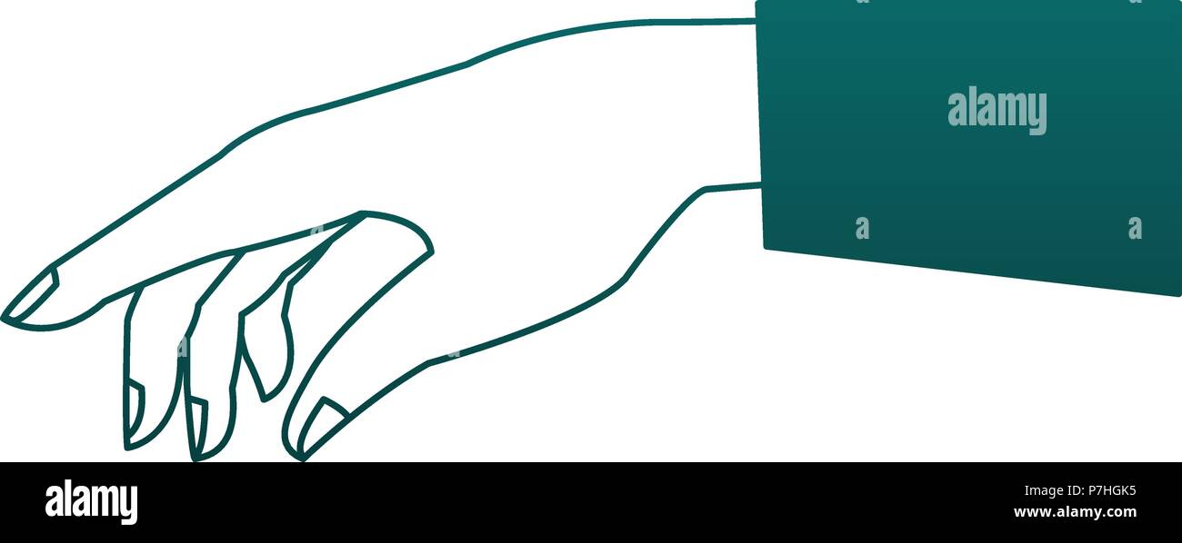 Hand down sign isolated vector illustration graphic design Stock Vector ...