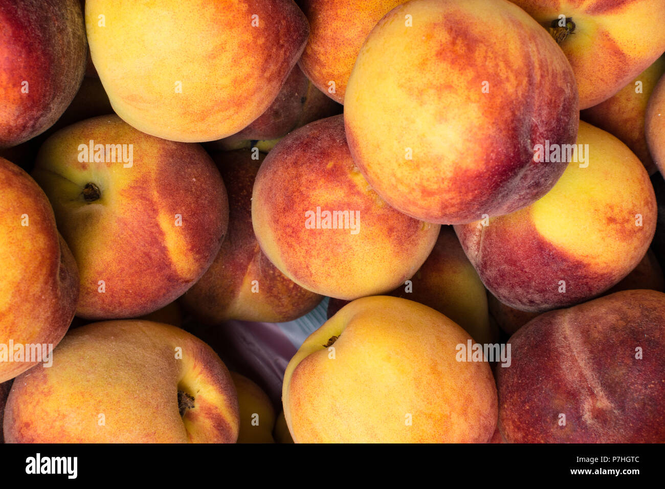 Fresh natural bio apricot background in market Stock Photo - Alamy