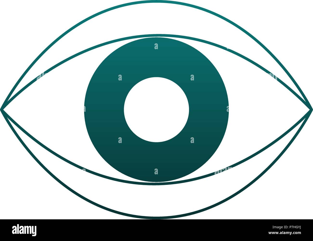 Human eye symbol vector illustration graphic design Stock Vector Image ...