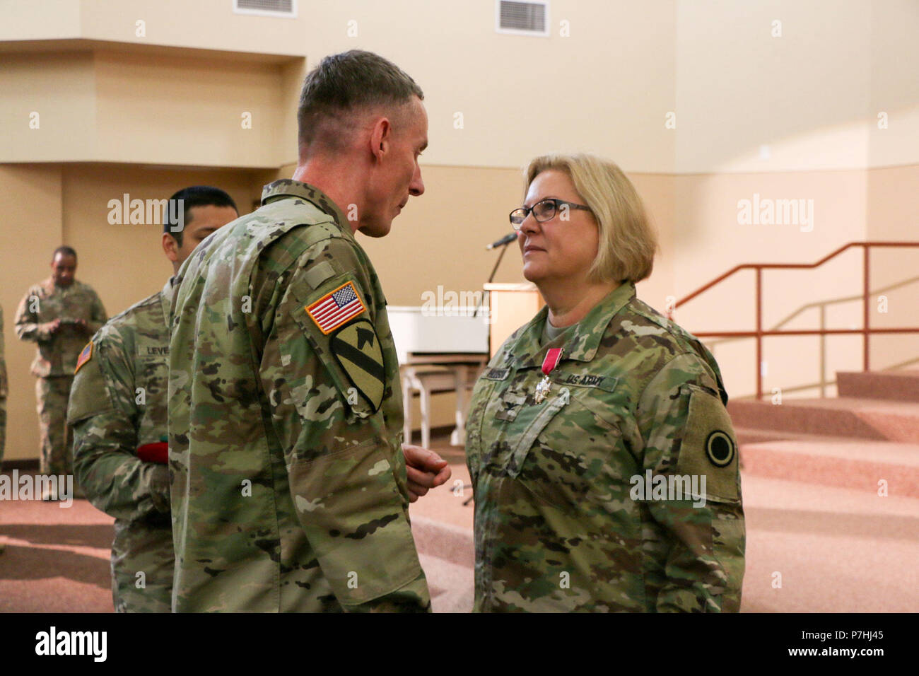 I Corps Commanding General, Lt. Gen. Gary Volesky presents Chaplain ...