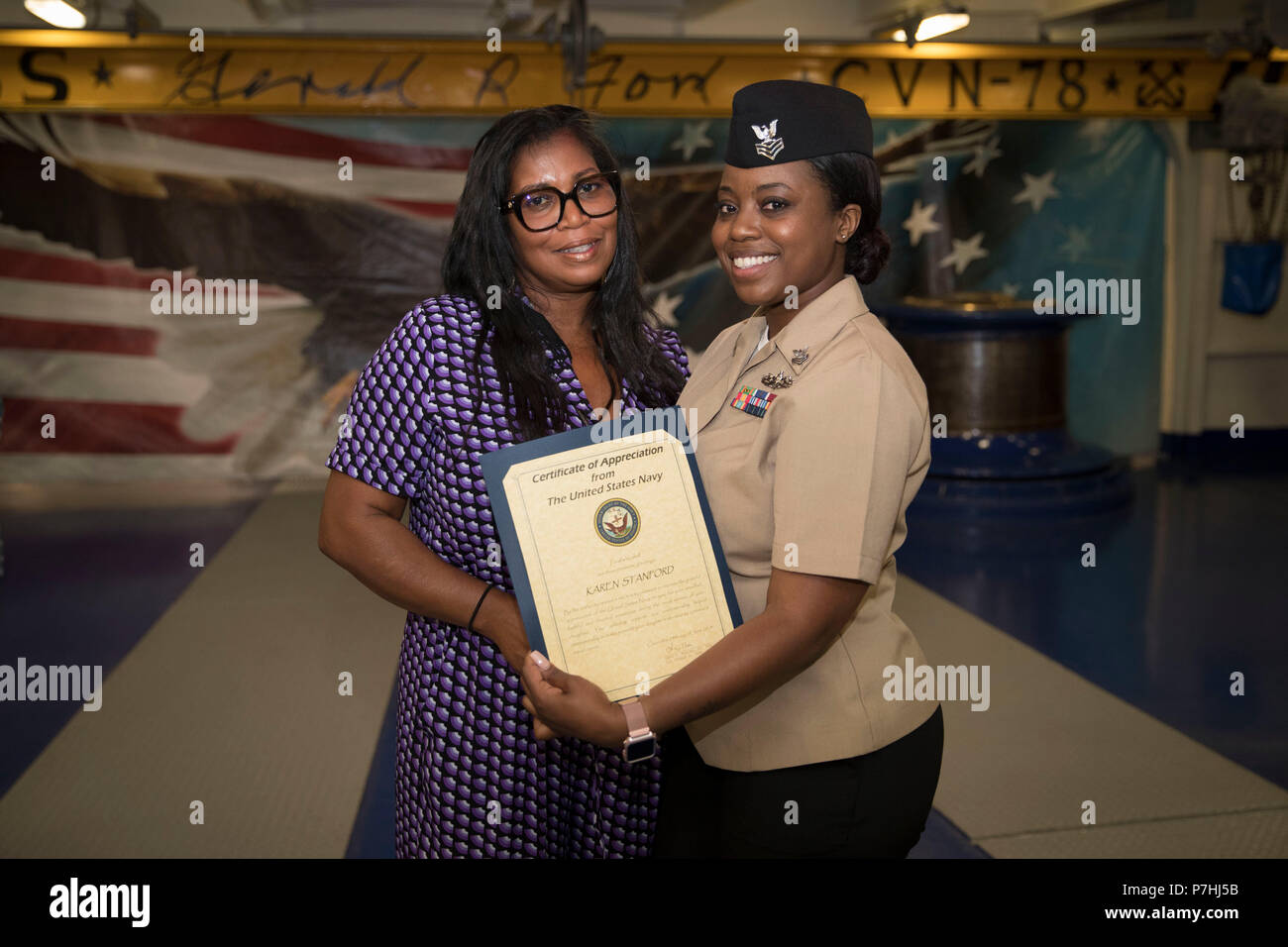 NORFOLK, Va. (June 29, 2018) Logistics Specialist 1st Class Darcy ...