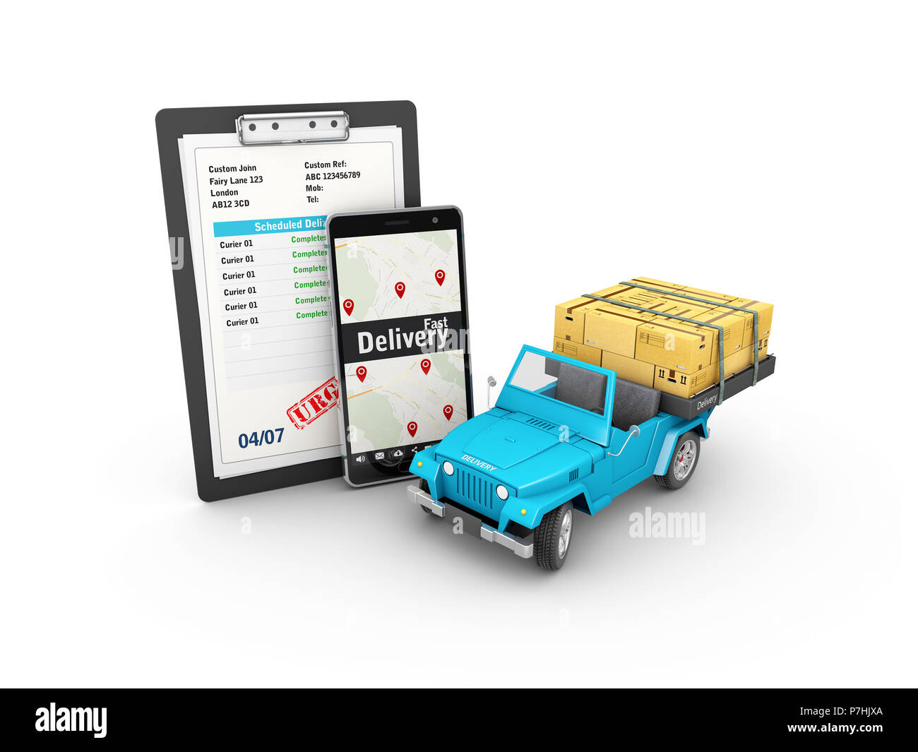 Deliverycar hi-res stock photography and images - Alamy