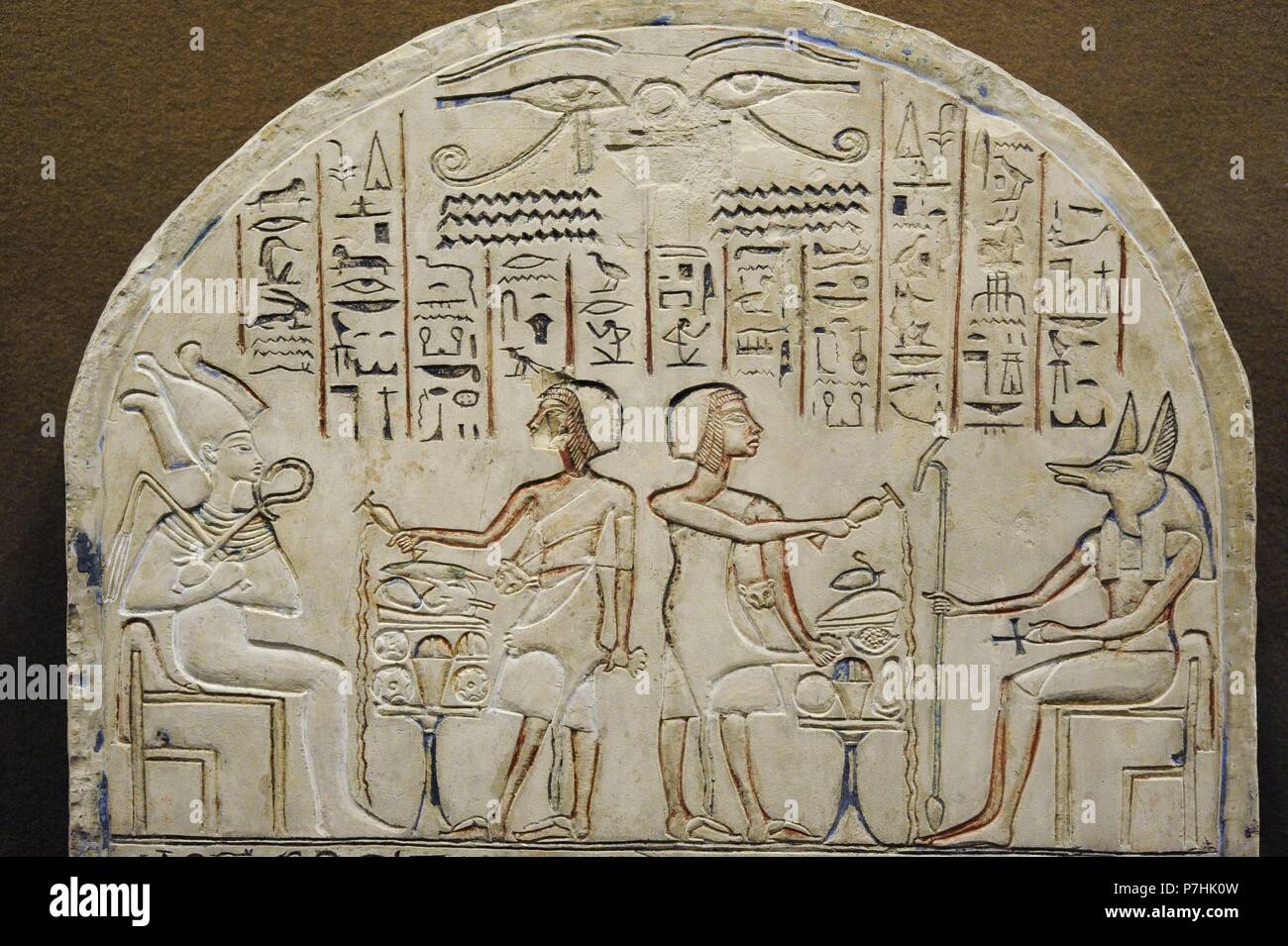 Egyptian art stele offerings god hi-res stock photography and images ...