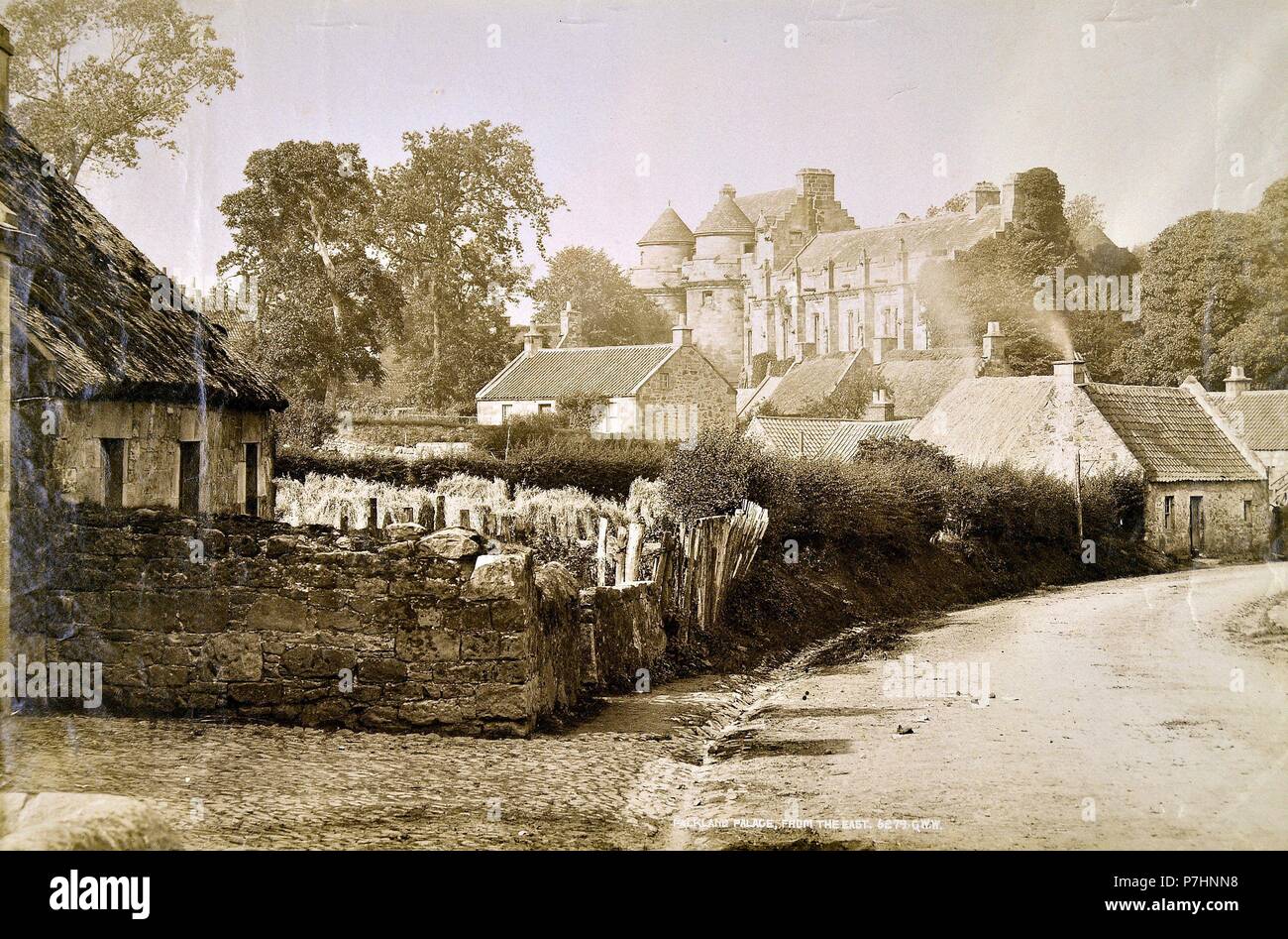Falkran Palace from the east Stock Photo - Alamy