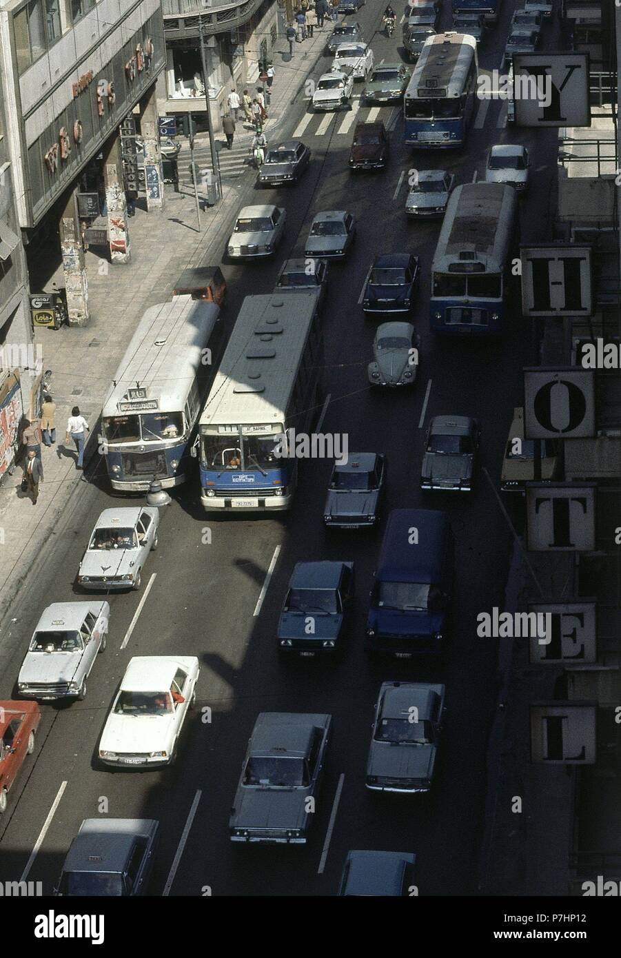 1970s traffic jam hi-res stock photography and images - Alamy