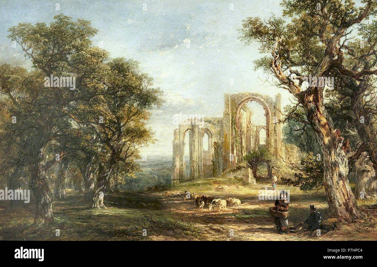 Henshaw Frederick Henry - Furness Abbey Stock Photo - Alamy