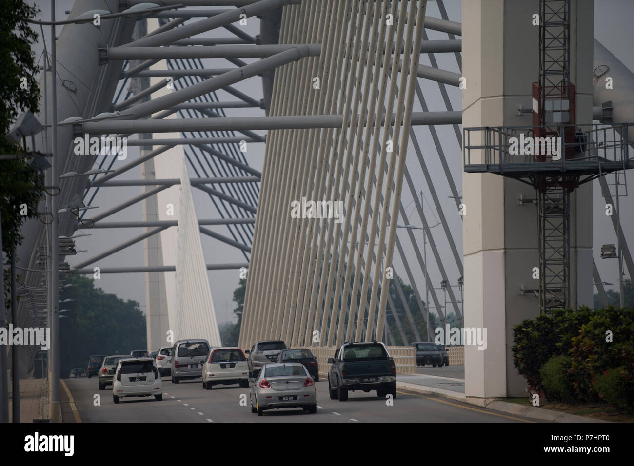 Busy street scenes and modern urban daily life in Putrajaya a city ...