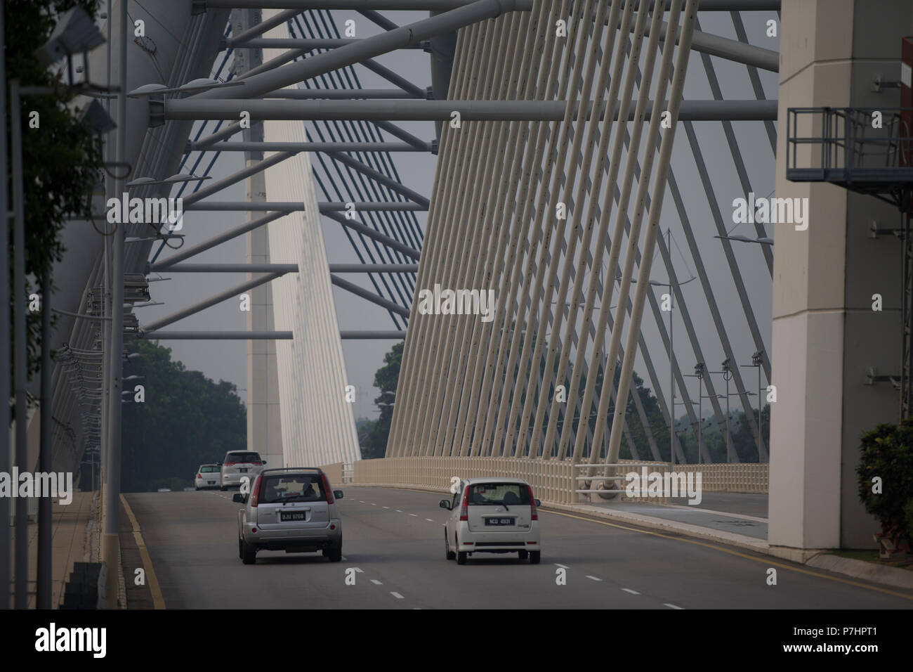 Busy street scenes and modern urban daily life in Putrajaya a city ...