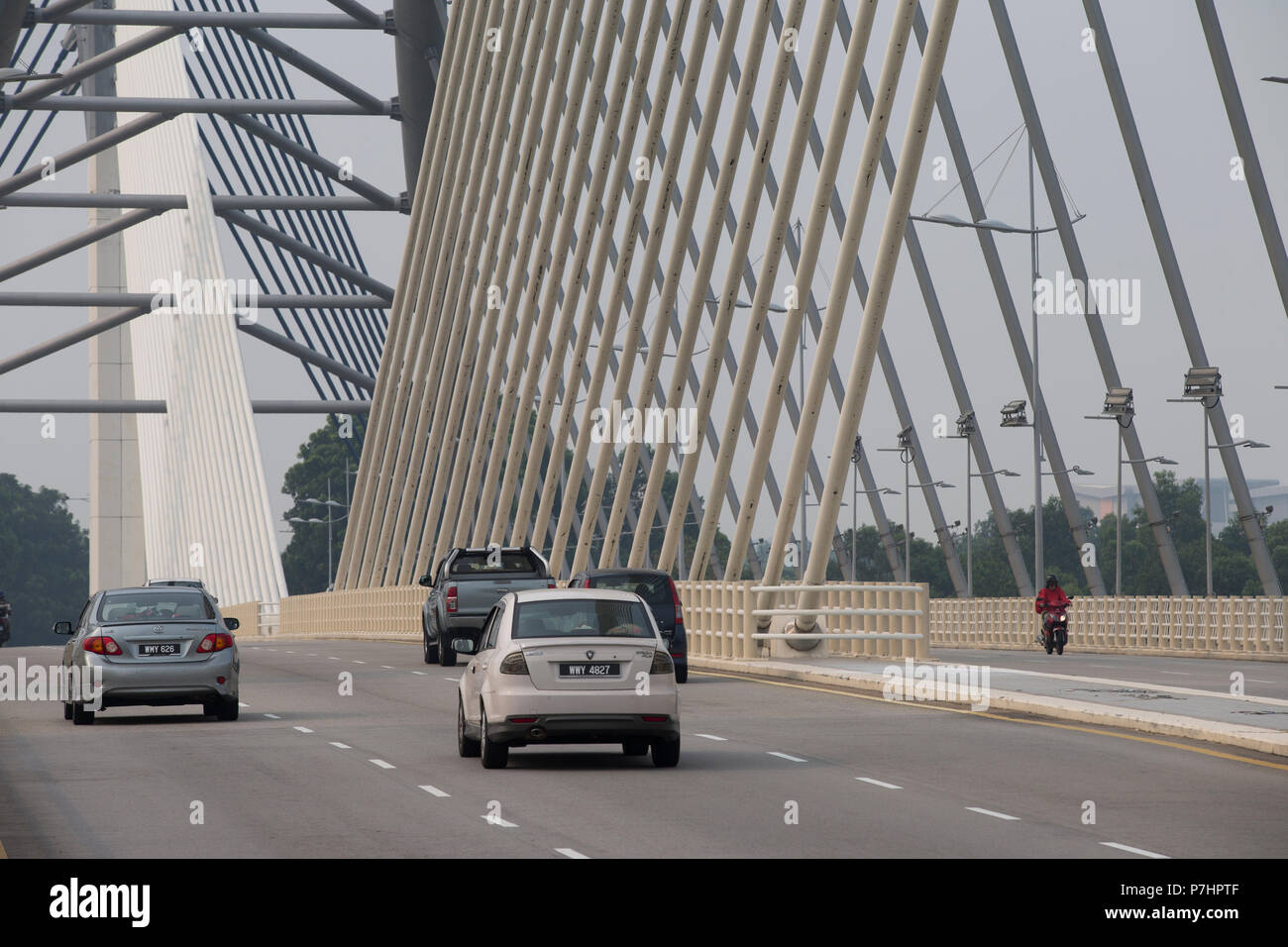 Busy street scenes and modern urban daily life in Putrajaya a city ...