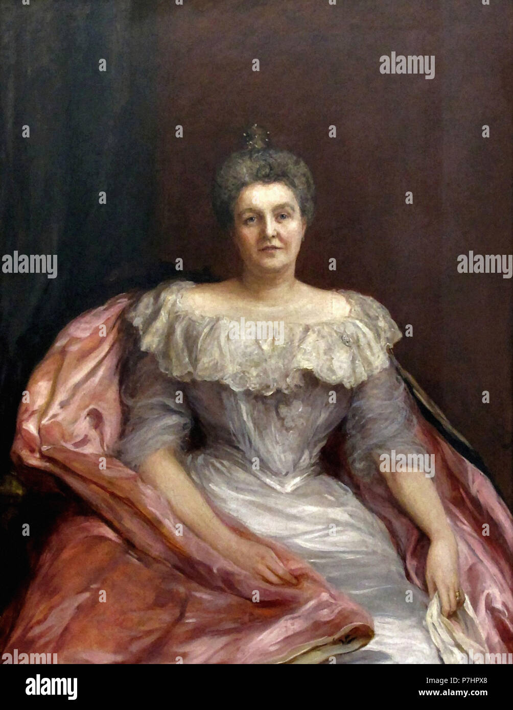 Herkomer Hubert Von - Lady Tate Stock Photo - Alamy