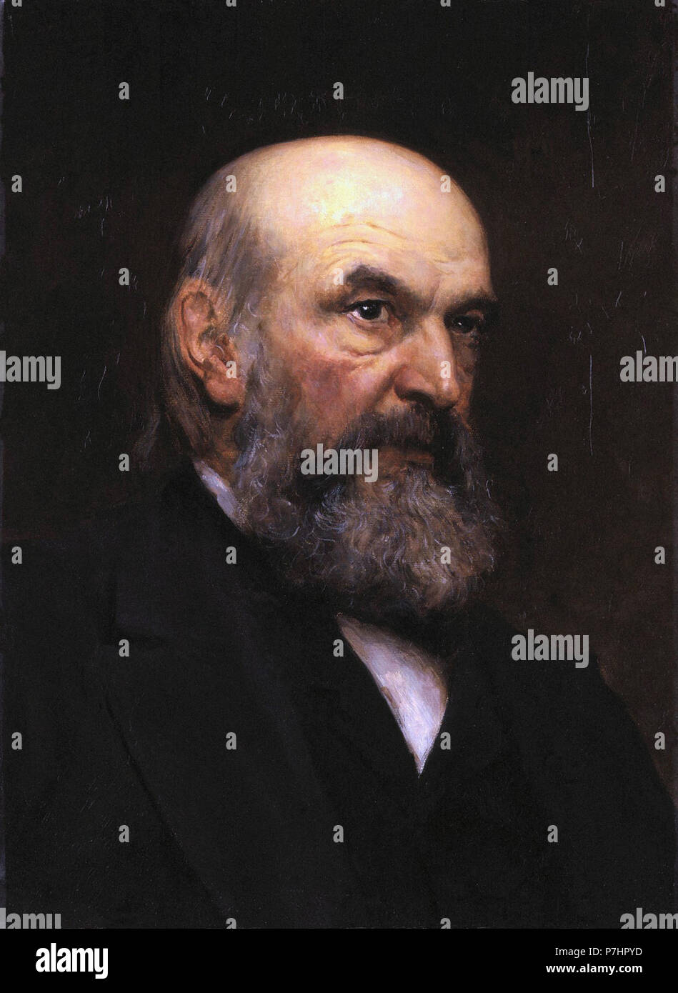 Herkomer Hubert Von - Portrait of John Couch Adams Stock Photo - Alamy