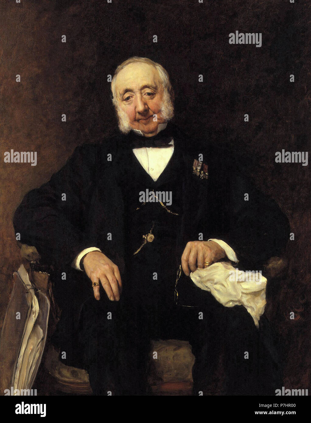 Herkomer Hubert Von - Portrait of Thomas Hawksley Stock Photo - Alamy