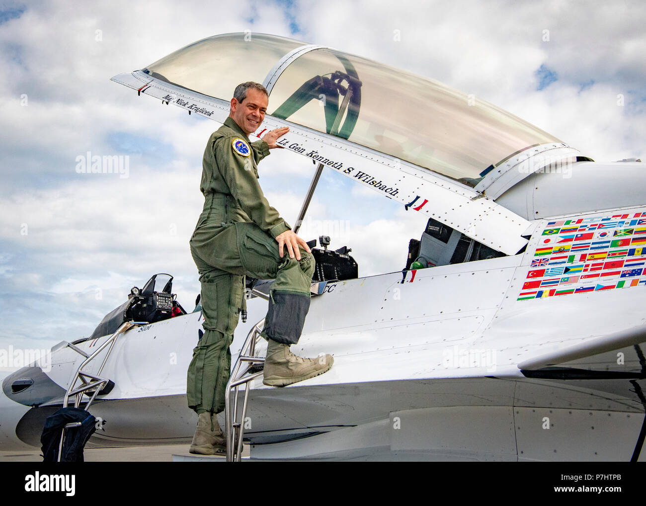 U.S. Air Force Lt. Gen. Kenneth S. Wilsbach, 11th Air Force commander ...