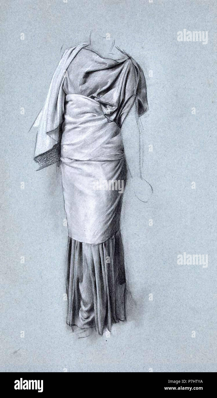 Hiremy-Hirschl Adolf - a Standing Draped Figure Stock Photo - Alamy