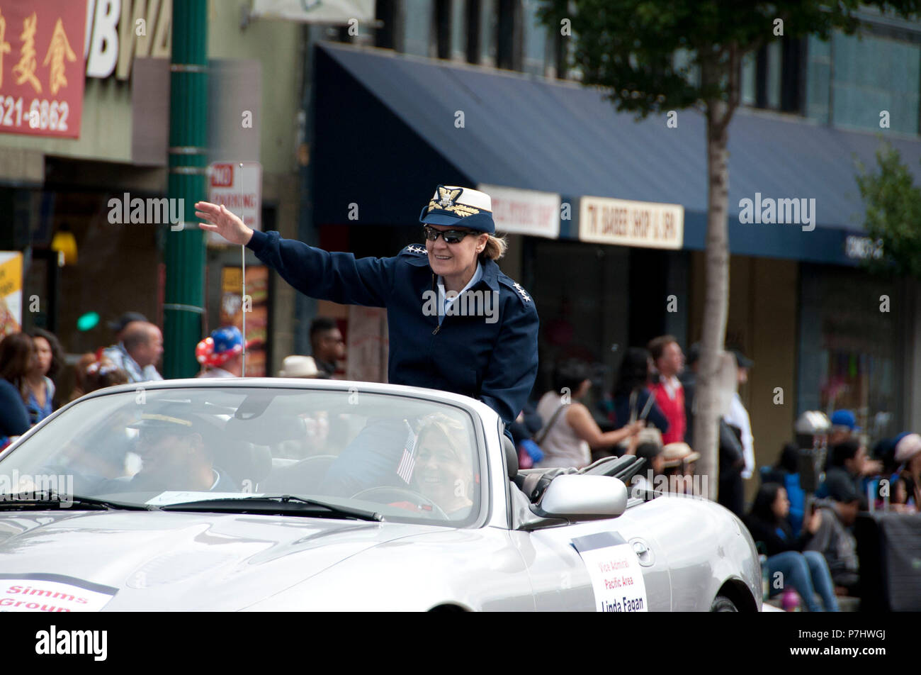 Vice Adm. Linda Fagan, commander of Coast Guard Pacific Area ...