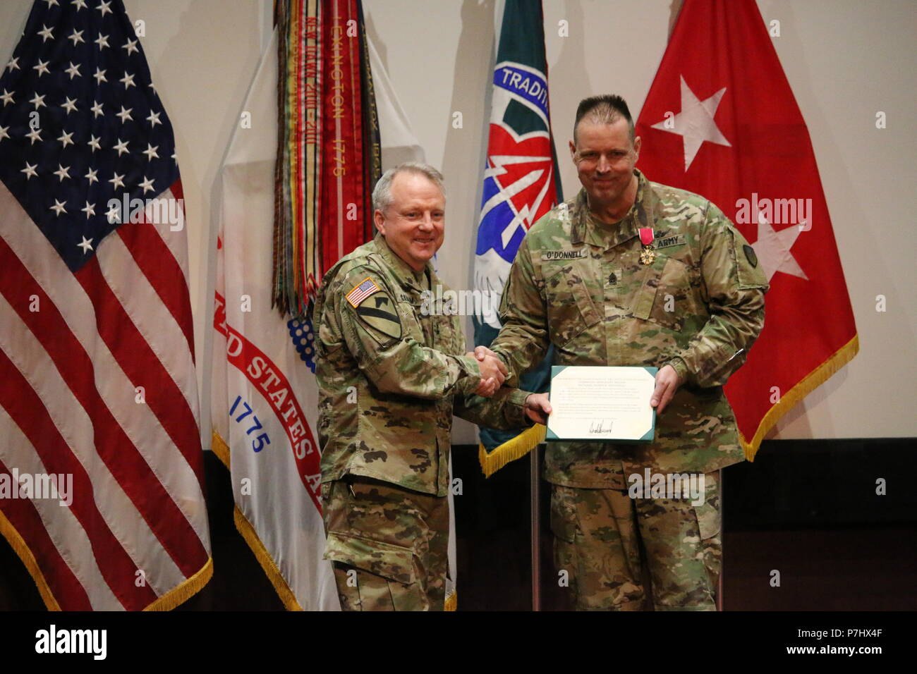 Command Sgt. Maj. Michael O’Donnell retired from the United States Army ...