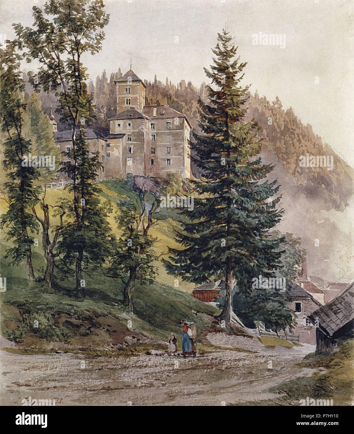 Hoger Joseph - Ansicht Von Schloss Waldenstein IM Oberen Lavanttal ...