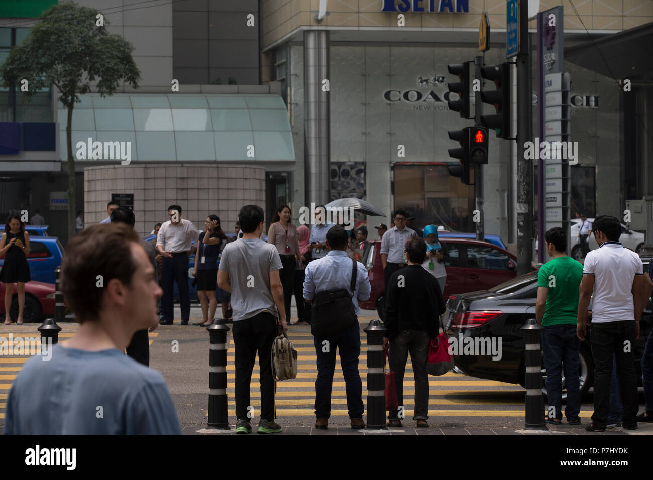 Busy street scenes and urban daily life in Malaysia's capital city ...