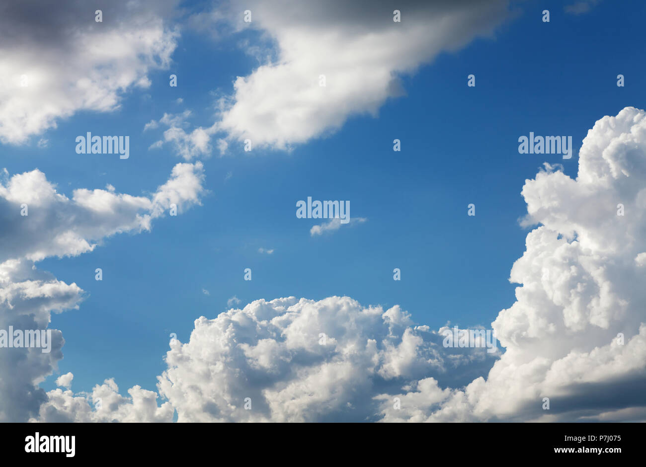 Blue sky and clouds abstract background Stock Photo - Alamy
