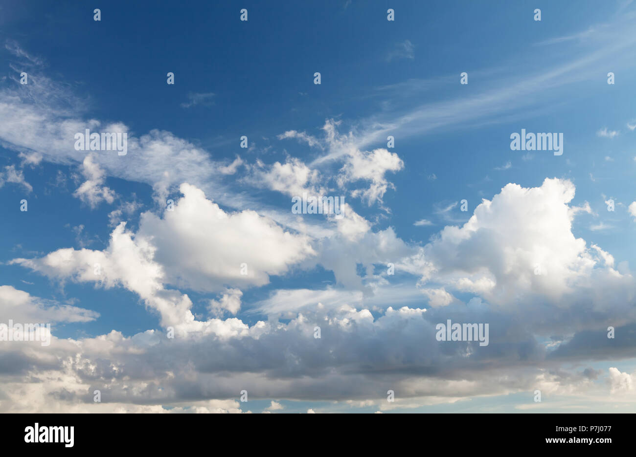 Blue sky and clouds abstract background Stock Photo - Alamy