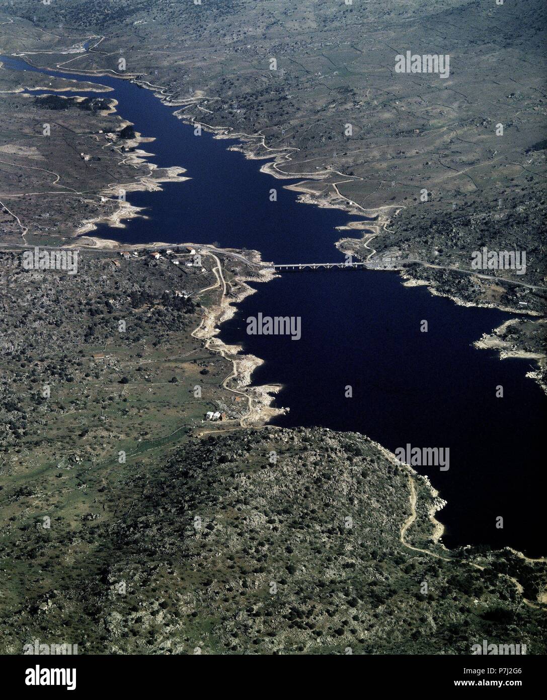 VISTA AEREA DEL PANTANO. Location: PANTANO DE SAN JUAN, PROVINCIA ...