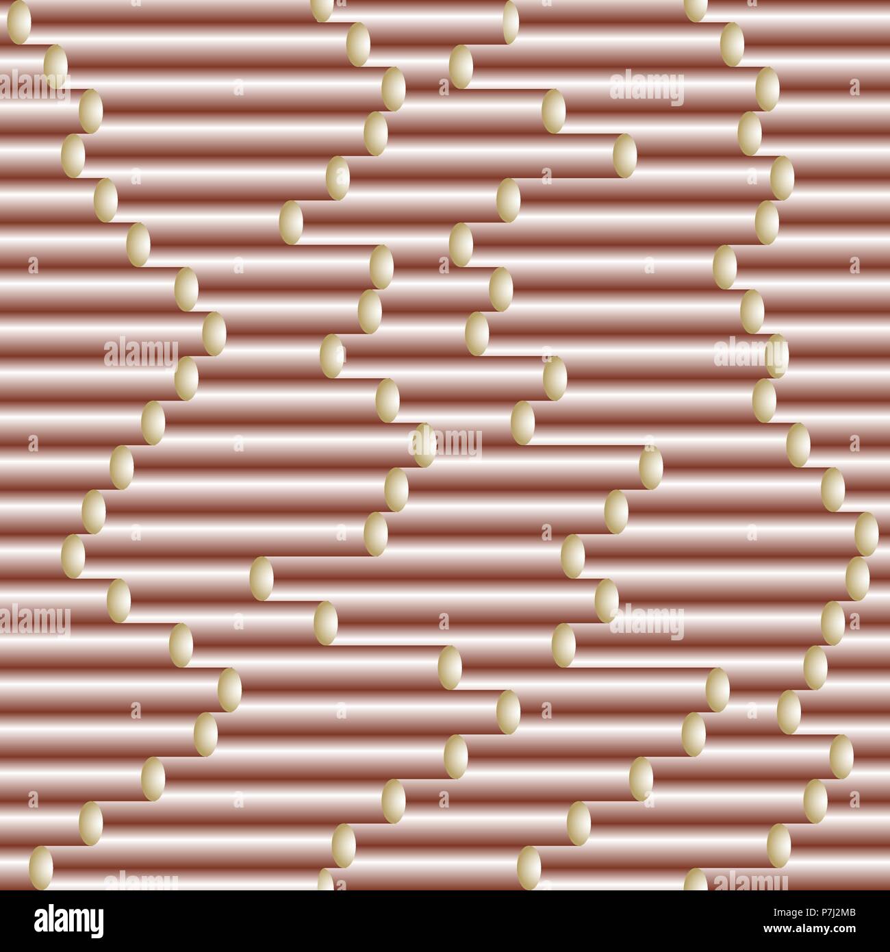 Seamless vector gradient rusty tubing pattern Stock Vector Image & Art ...