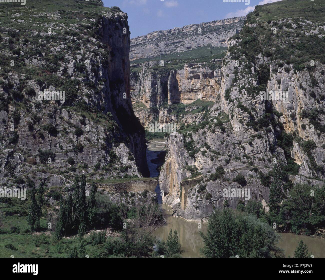RIO IRATI. Location: FOZ DE LUMBIER, NAVARRA, SPAIN Stock Photo - Alamy