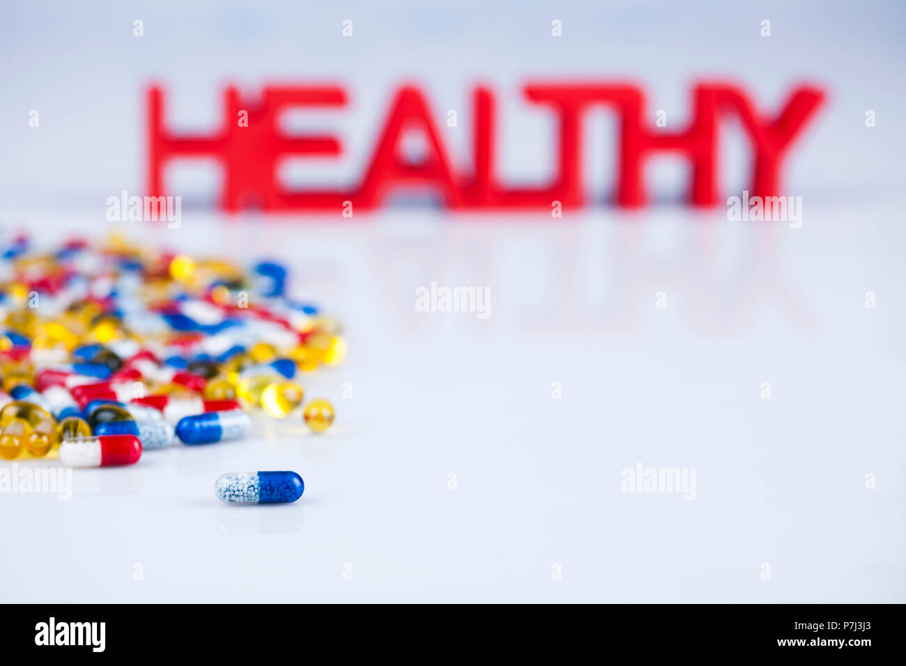 Pills, Tablets, Capsule, Medical background Stock Photo - Alamy