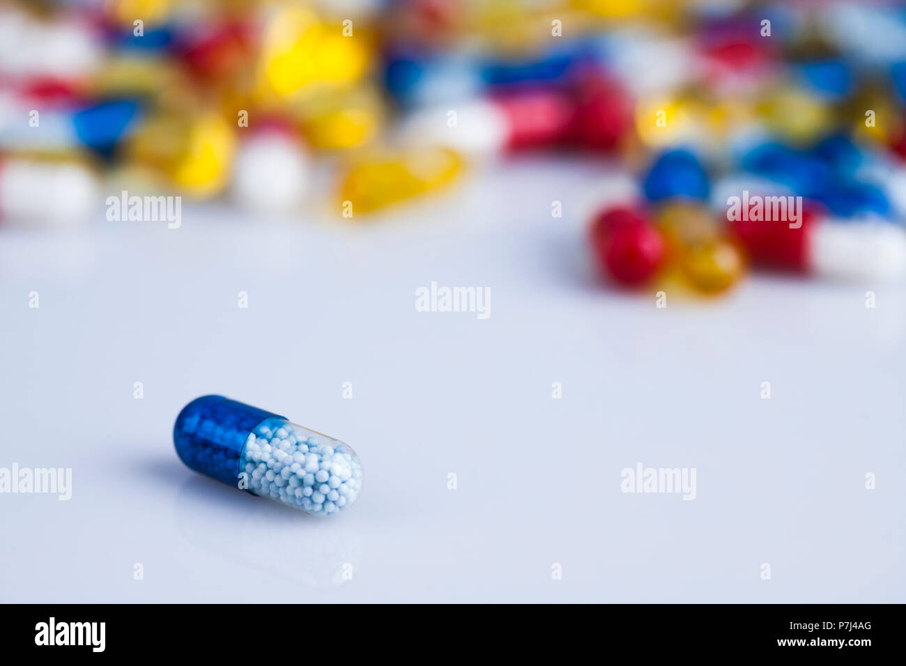 Healthy background, Pills, Tablets, Capsule background Stock Photo - Alamy