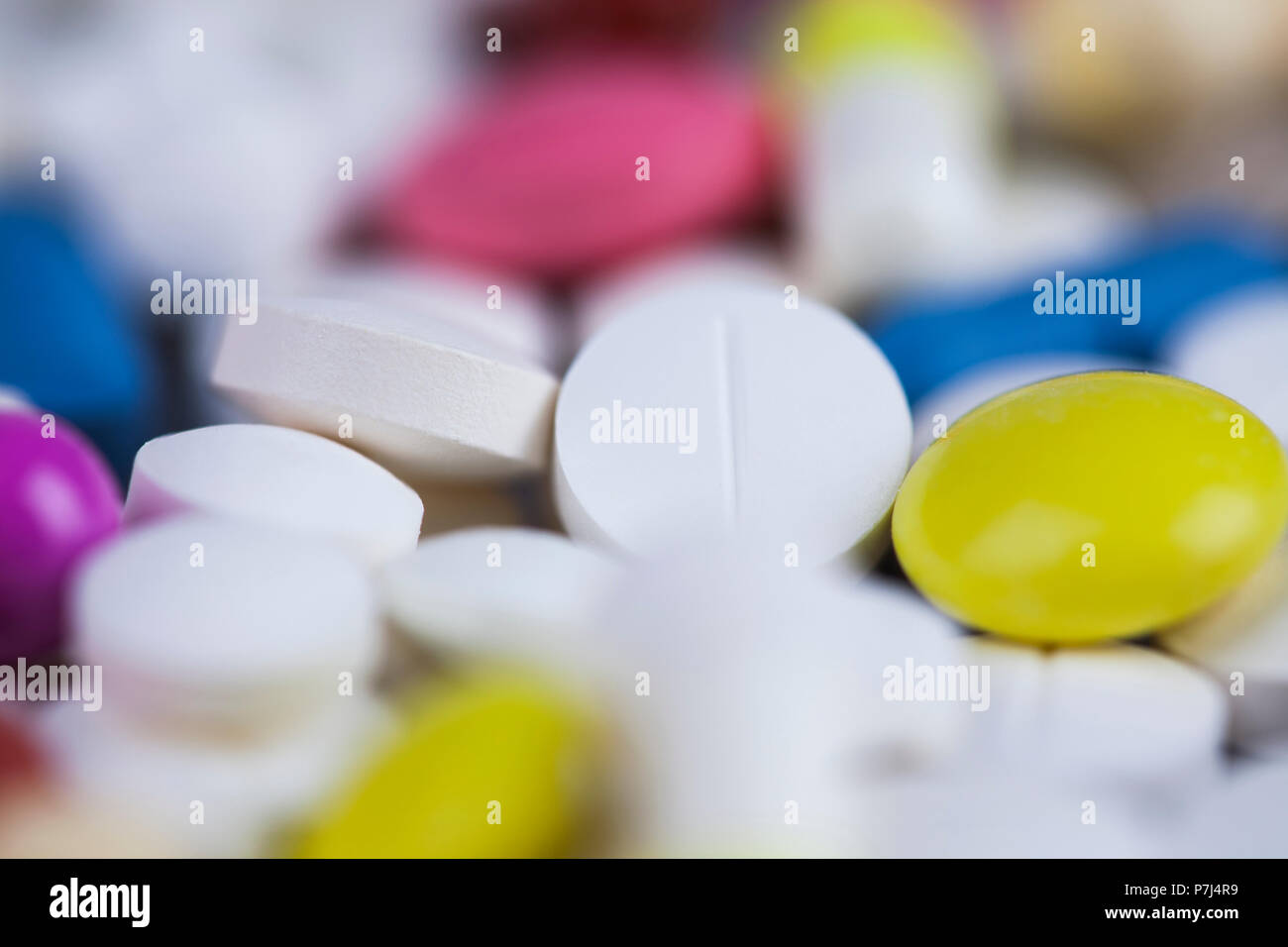 Healthy background, Pills, Tablets, Capsule background Stock Photo - Alamy