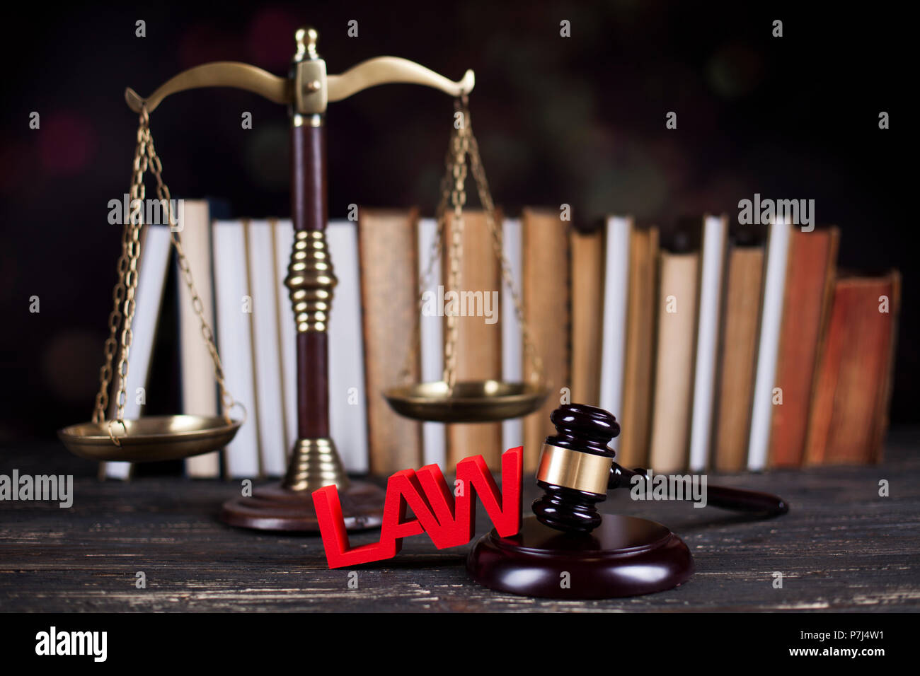 Law and justice concept, legal code and scales Stock Photo - Alamy