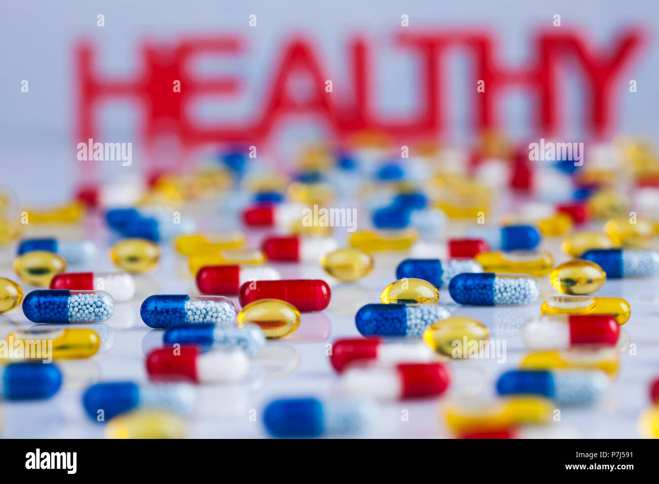Pills, Tablets, Capsule, Medical background Stock Photo - Alamy