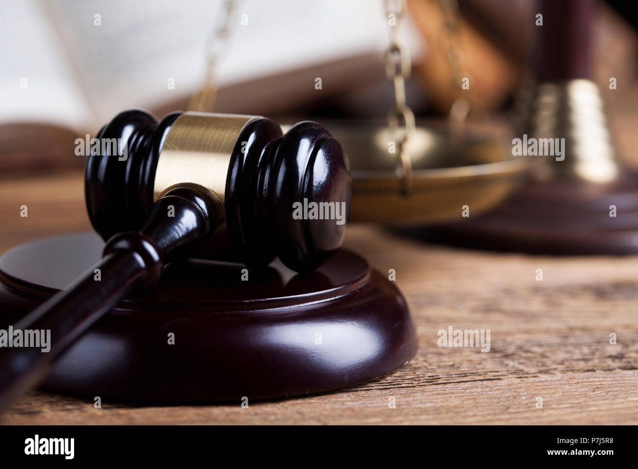 Gavel, Mallet of justice concept Stock Photo - Alamy