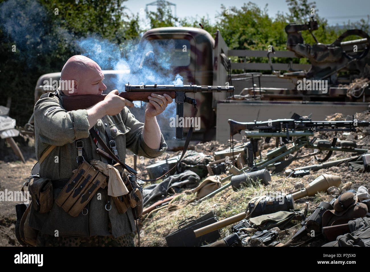 German soldier reenactment hi-res stock photography and images - Alamy