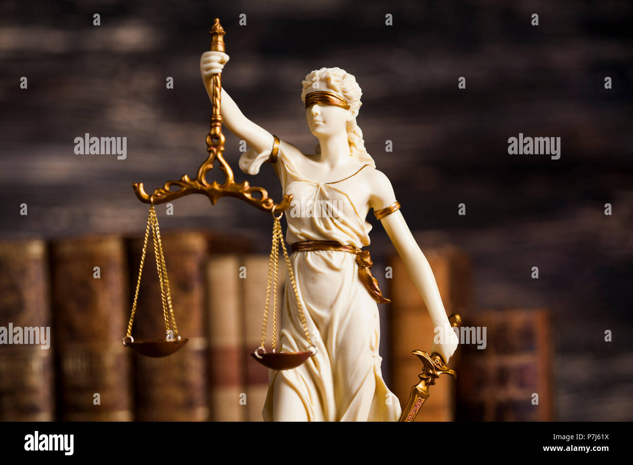 Statue of lady justice, Law concept Stock Photo - Alamy