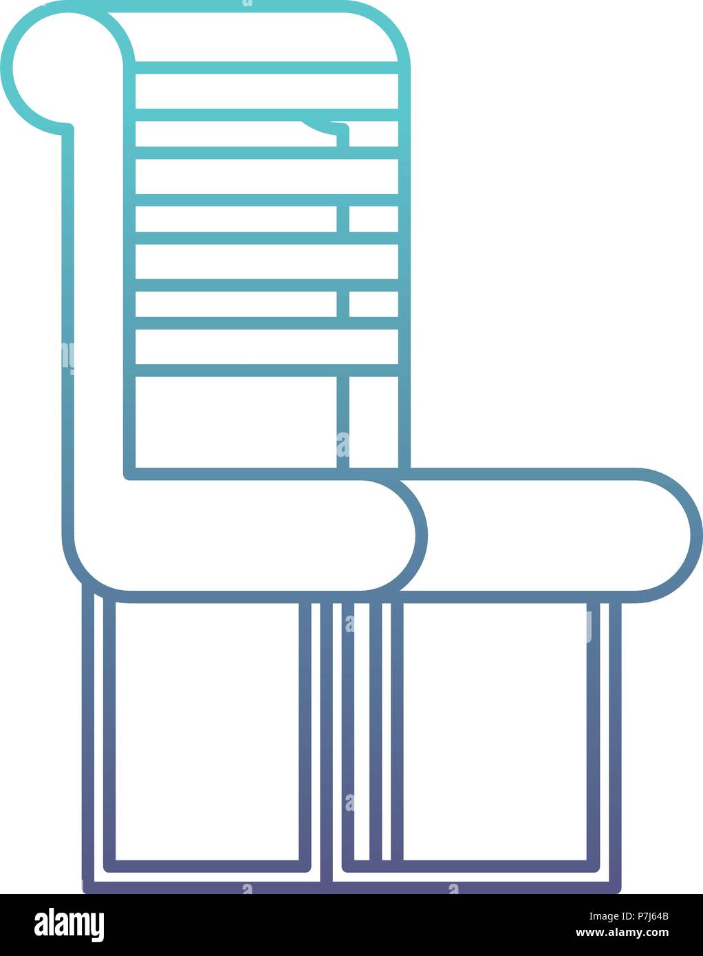 park wooden chair icon Stock Vector Image & Art - Alamy