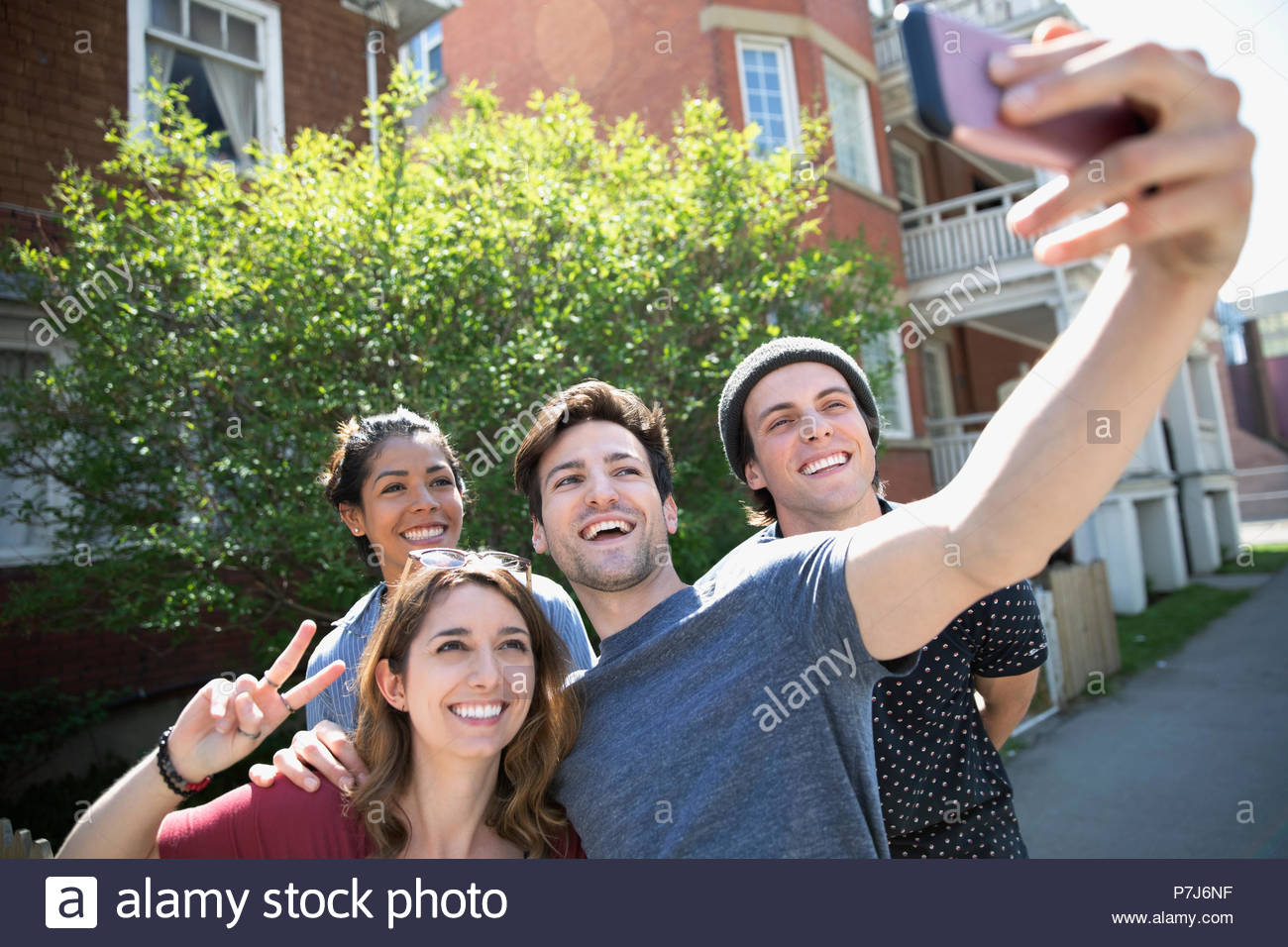 Millennials selfie hi-res stock photography and images - Alamy