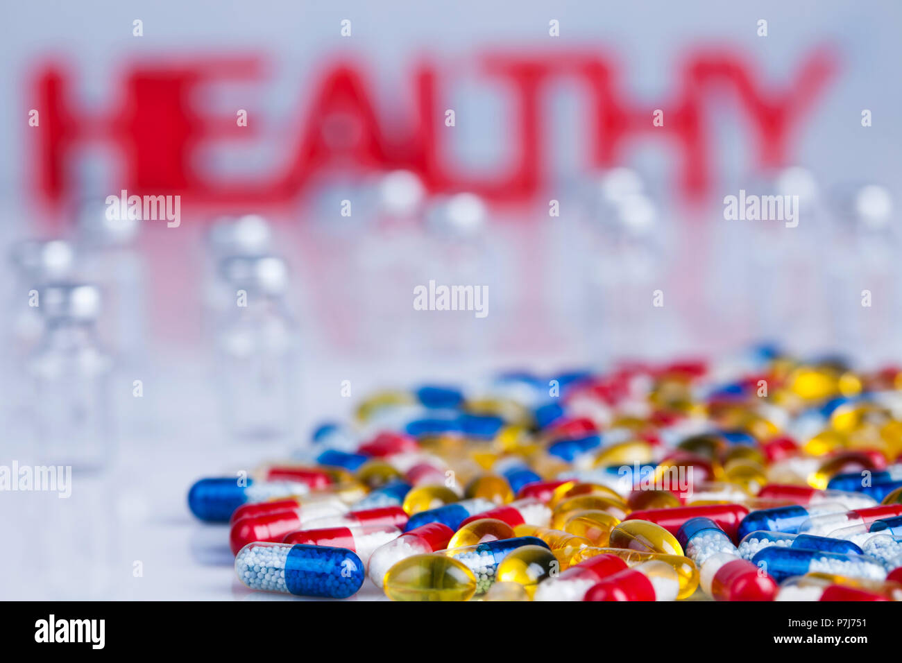 Pills, Tablets, Capsule, Medical background Stock Photo - Alamy