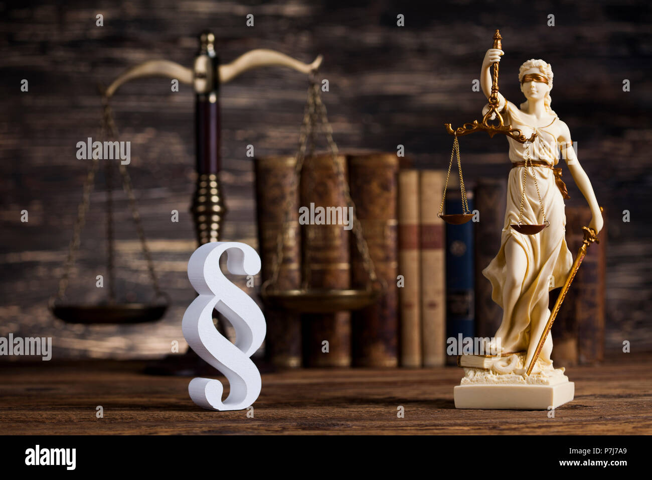 Mallet, Law, legal code and scales of justice concept and paragraph ...